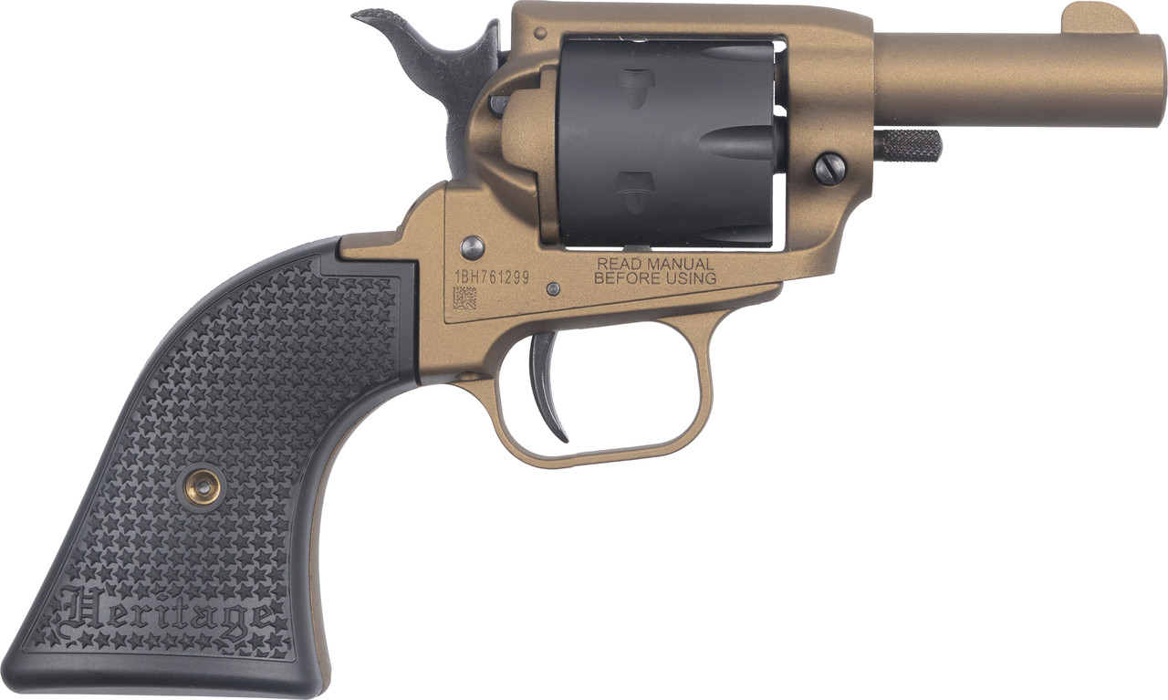Heritage Barkeep 22 LR, 2.68" Barrel, Burnt Bronze Cerakote, Black ...