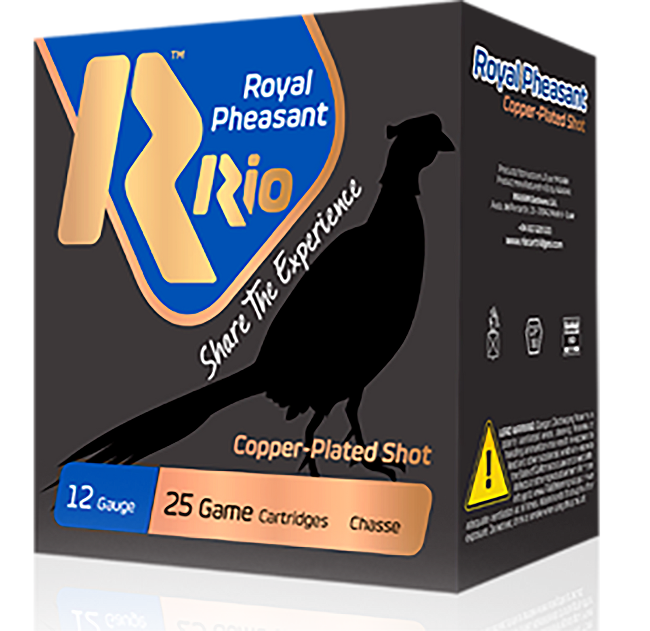 Rio Royal Pheasant High Velocity 12 Ga, 2.75", 1 1/4 oz, 6 Shot, 25Bx ...