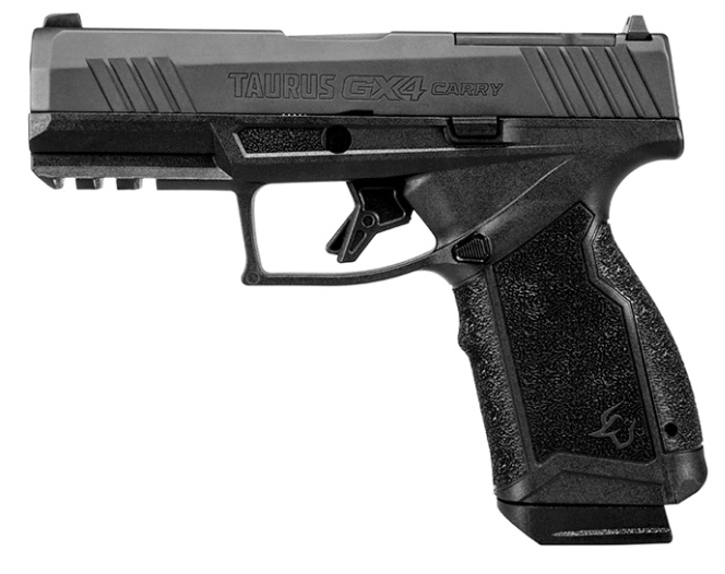 Taurus GX4 Carry 9mm, 3.7" Barrel, Black, Includes Grip Backstraps ...