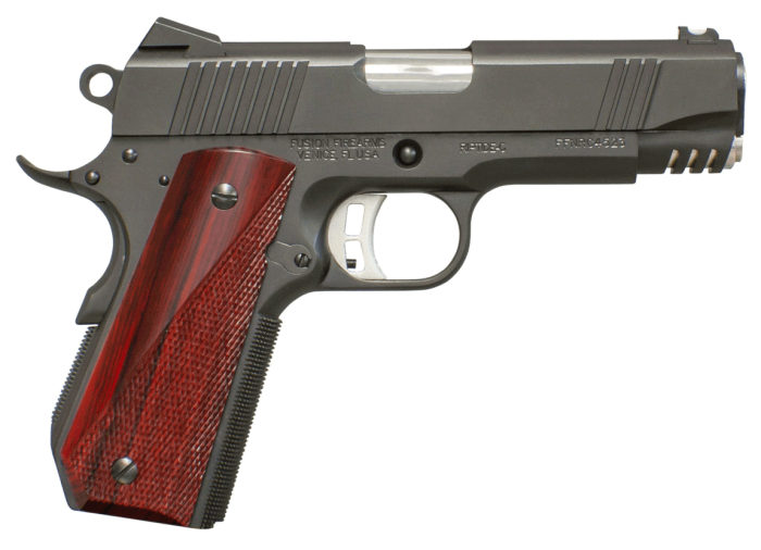 Fusion Freedom Riptide C 10mm, 4.25" Barrel, Black, Red Cocobolo Grip ...