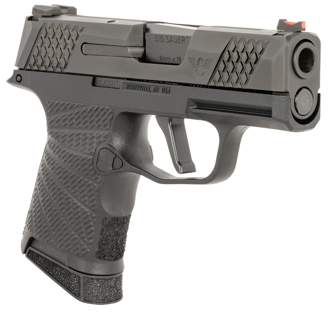 Wilson P365 Action Tuned 9mm 10rd,(2) 3.10", Black, X-Tac Pattern ...