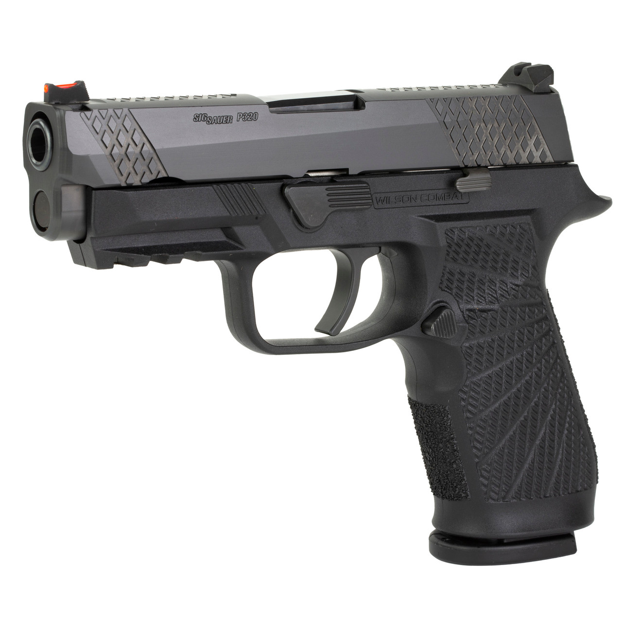 Wilson P320 Carry 9mm, 3.9" Barrel, Black, Sunburst Grips, 17rd ...