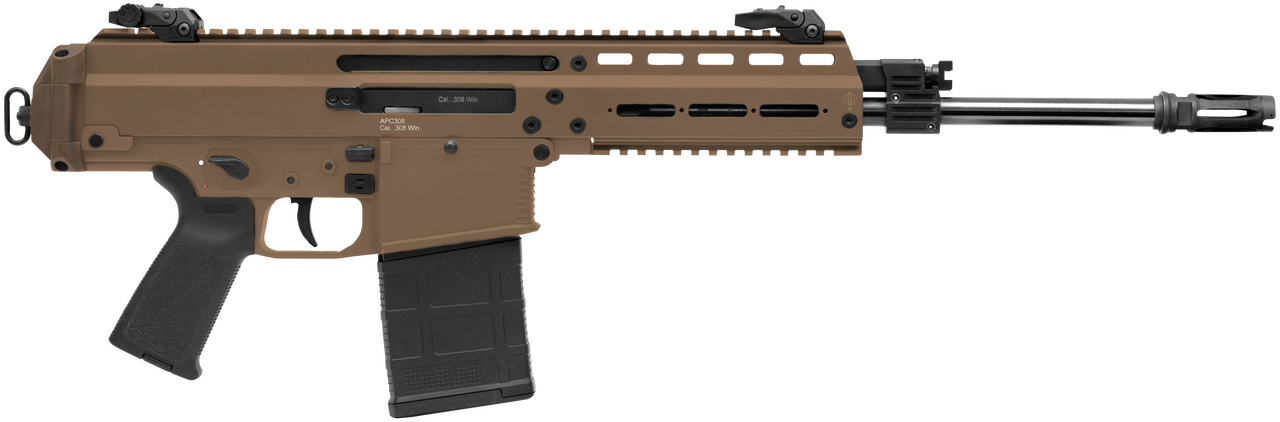 B&T APC308 Pro 308 Winchester 7.62x51mm,16.5" Barrel, Coyote Tan, 25rd ...