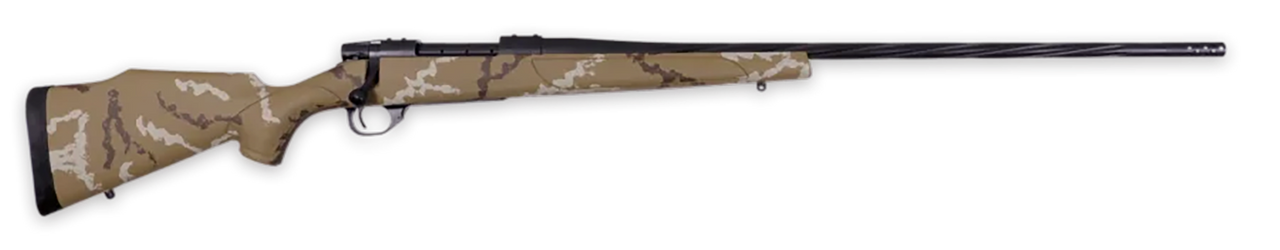 Weatherby Vanguard Outfitter 243 Winchester, 24" Threaded Barrel, Brown ...