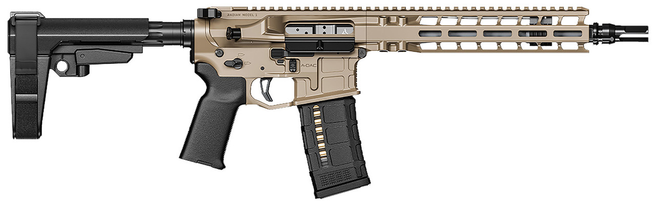 Radian Model 1 223 Wylde, 10.5" Threaded Barrel, Flat Dark Earth ...