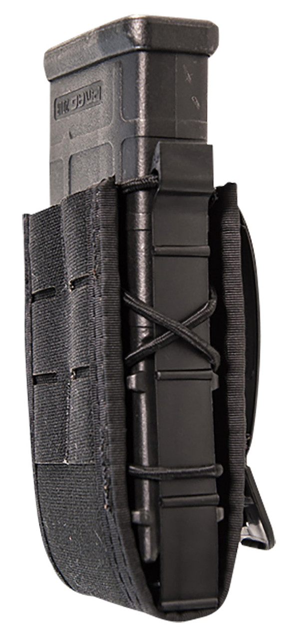 High Speed TACO Duty Single Mag Pouch, Black, Fits MOLLE & 2" Belt ...