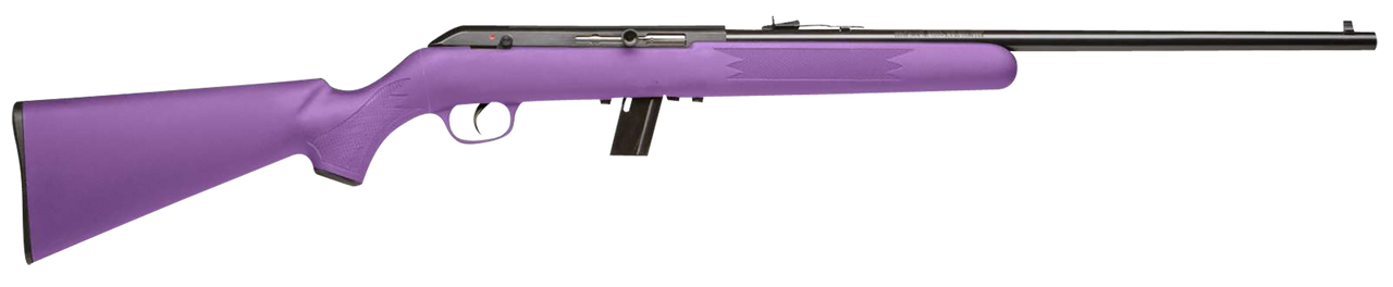 Savage 64F 22 LR, 21" Barrel, Purple Synthetic, Adjustable Sights, 10rd ...