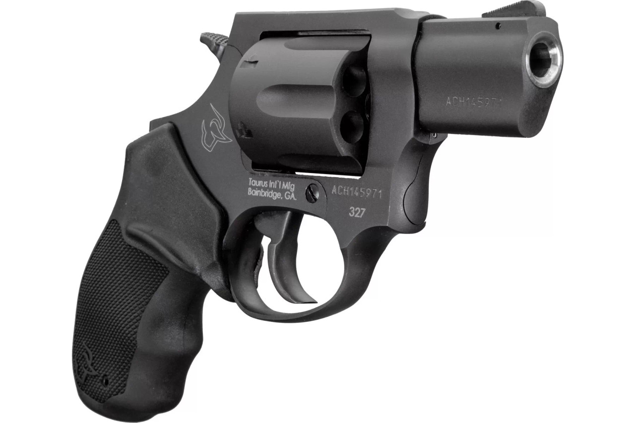 Taurus 327 Defender 327 Federal Magnum, 2" Barrel, Black, Hogue Grips ...