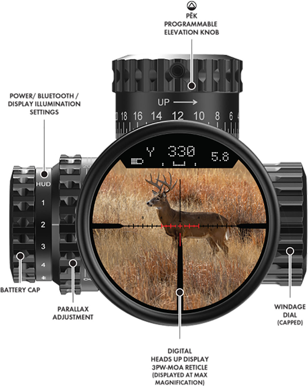 Burris Veracity PH Scope, 3-15x42mm, RC-MOA Reticle, Black - Impact Guns