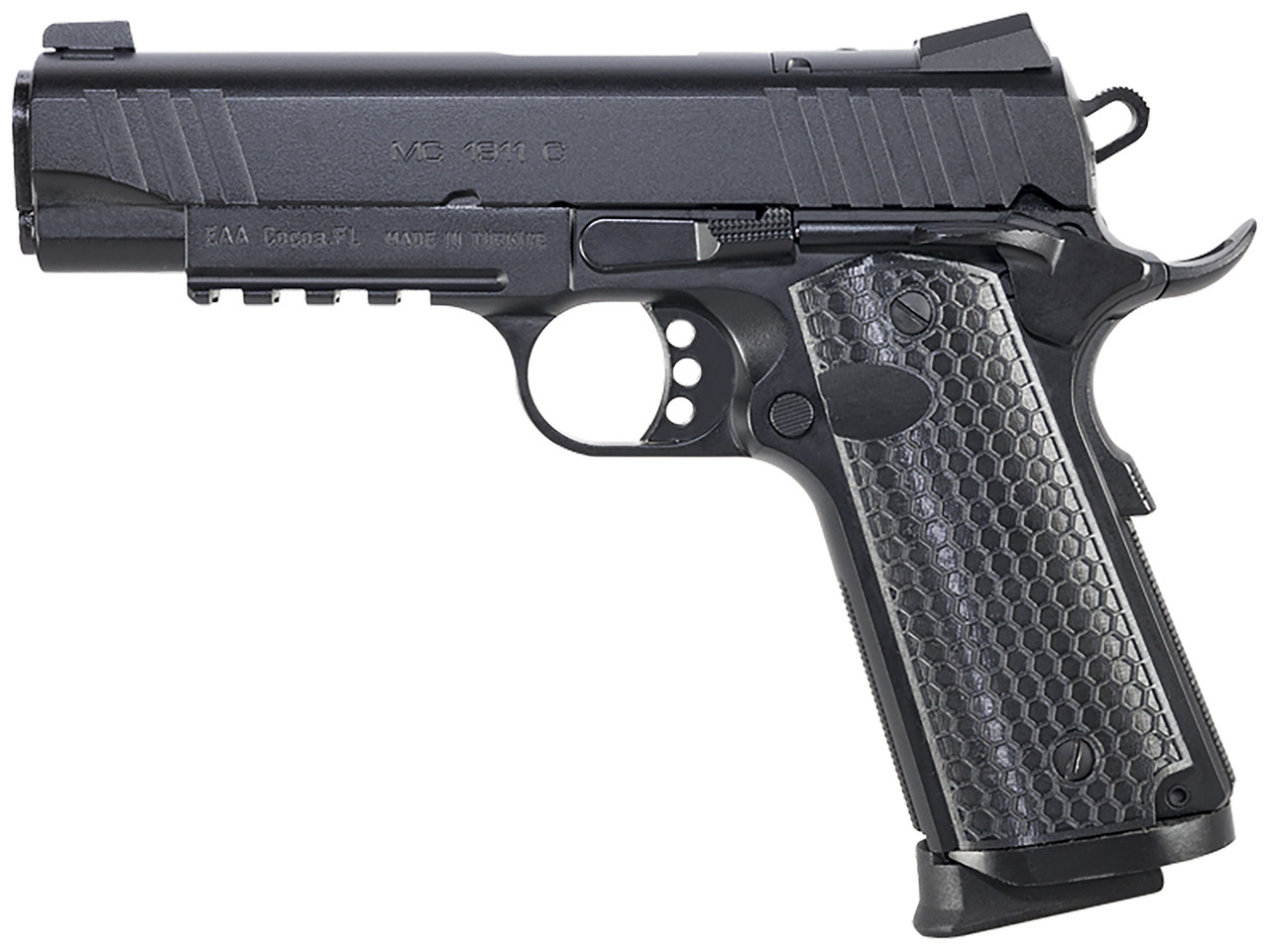 Girsan MC1911 C Influencer 10mm, 4.4" Barrel, Black Cerakote, Optic ...