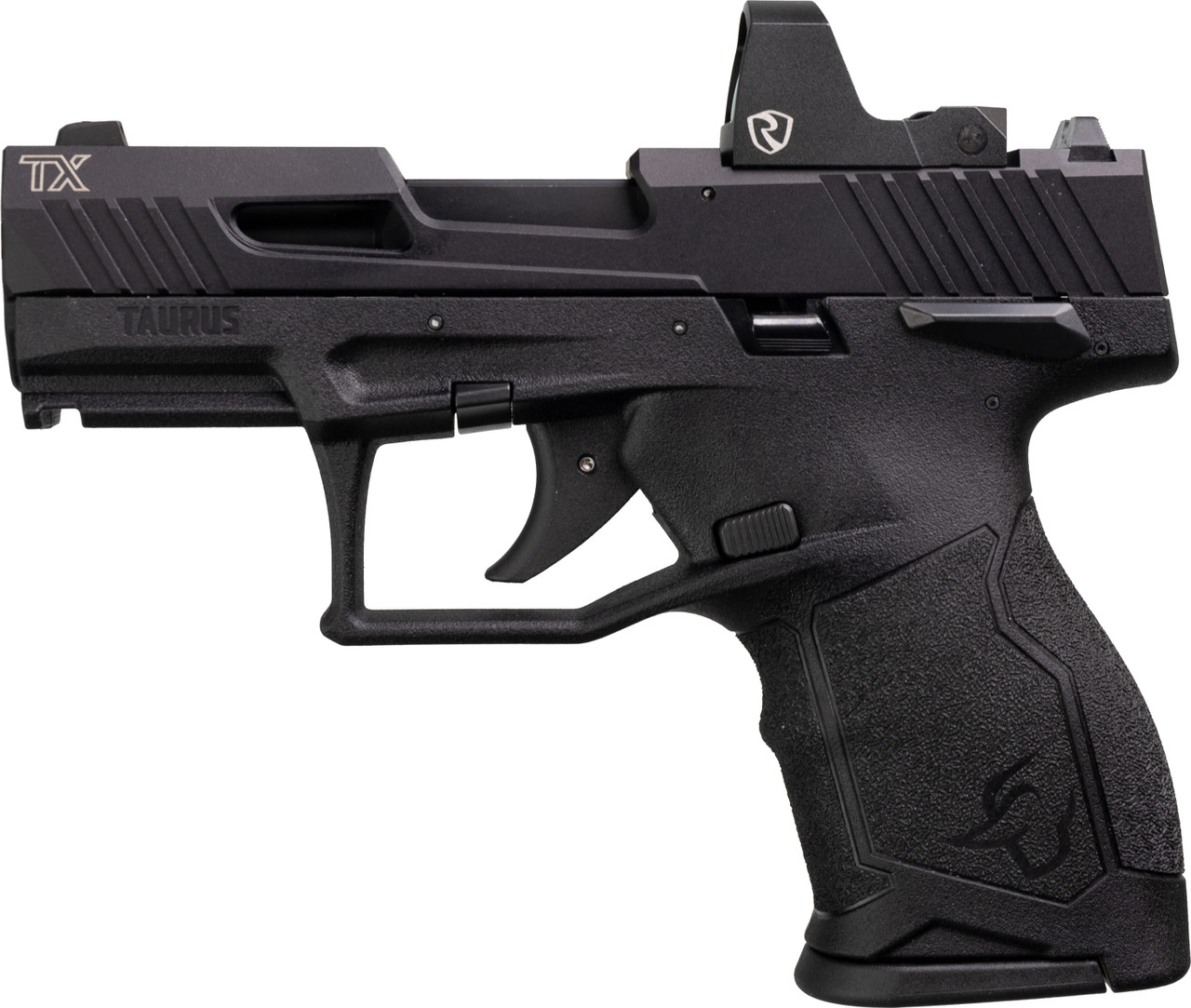 Taurus TX22C 22 LR, 3.6" Threaded Barrel, Black, Riton Red Dot, 10rd ...
