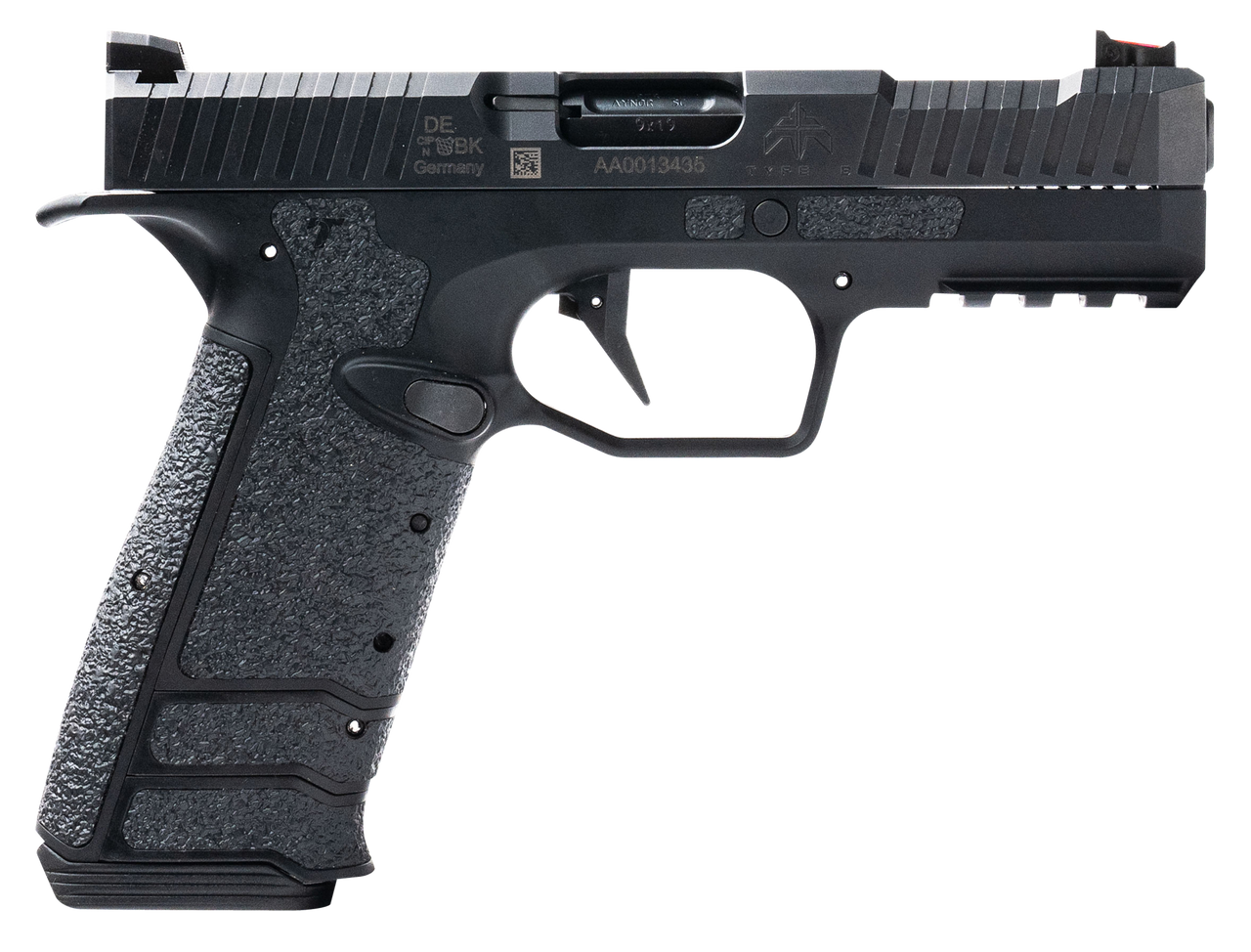 PTR Archon Type B 9mm Gen 2, 4.3" Barrel, Black, Grip Extender, 18rd ...