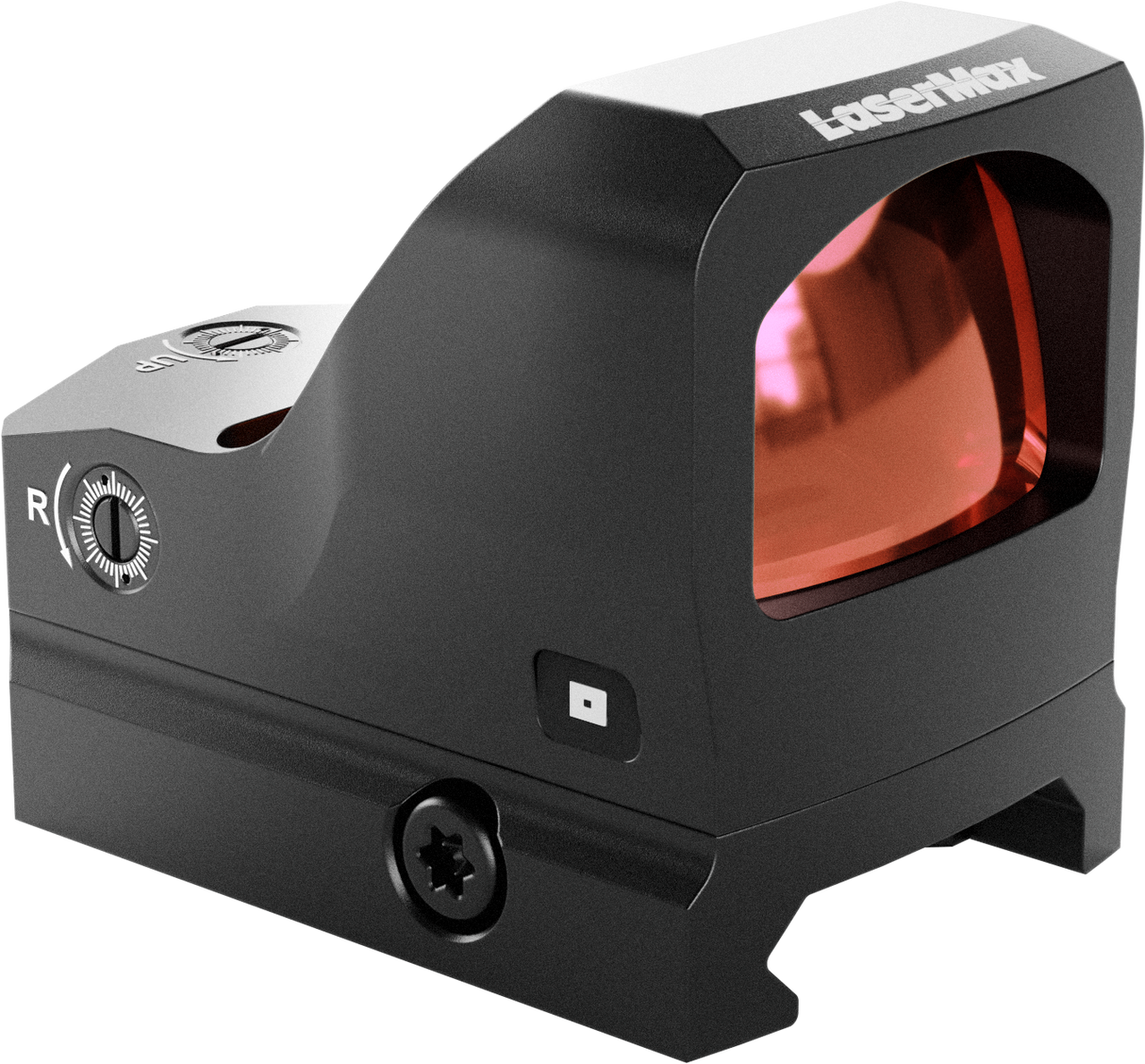 LaserMax Compact Red Dot, 1x, 3 MOA Red Dot Reticle, Black - Impact Guns