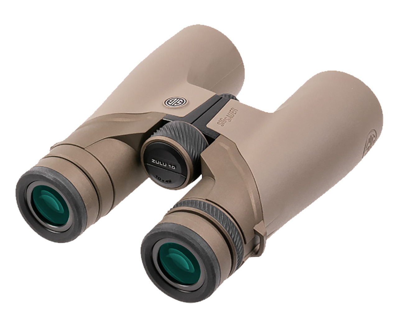 Sig Sauer ZULU10 HDX Binocular, 10x42mm, Flat Dark Earth, Includes Lens Cover and Carrying Case ...
