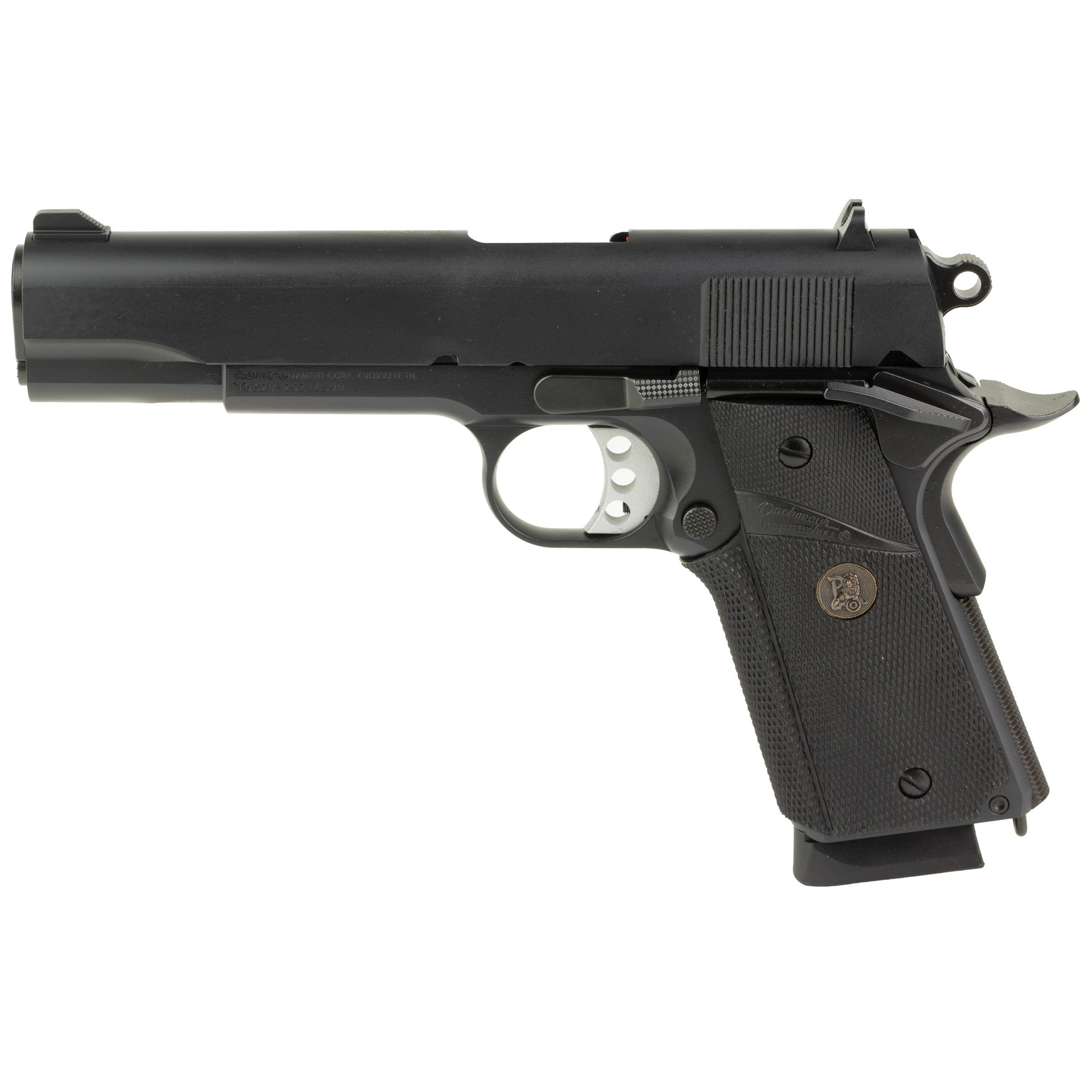 MAC 1911 Meusoc 45 ACP 8rd, 5" Black Target Crown Barrel, QPQ Tenifer ...