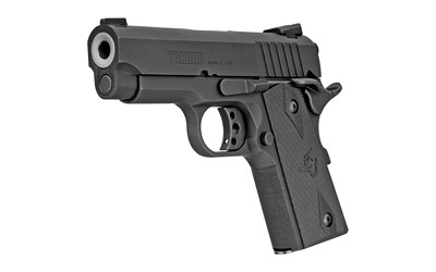 Taurus, PT1911, Officer, 3.5" Barrel, Steel Frame, Blue Finish, Rubber ...