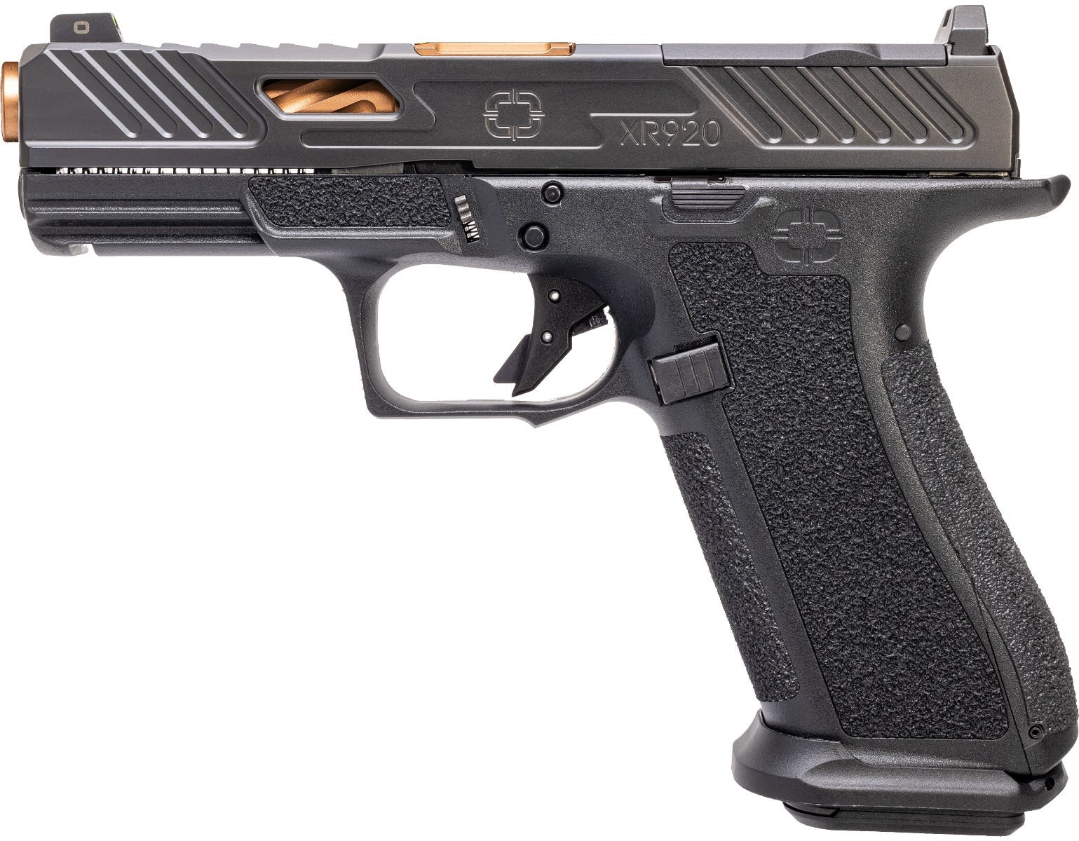 Shadow Systems XR920 Combat 9mm, 4.5" Barrel, OR, Bronze Barrel, 17rd ...