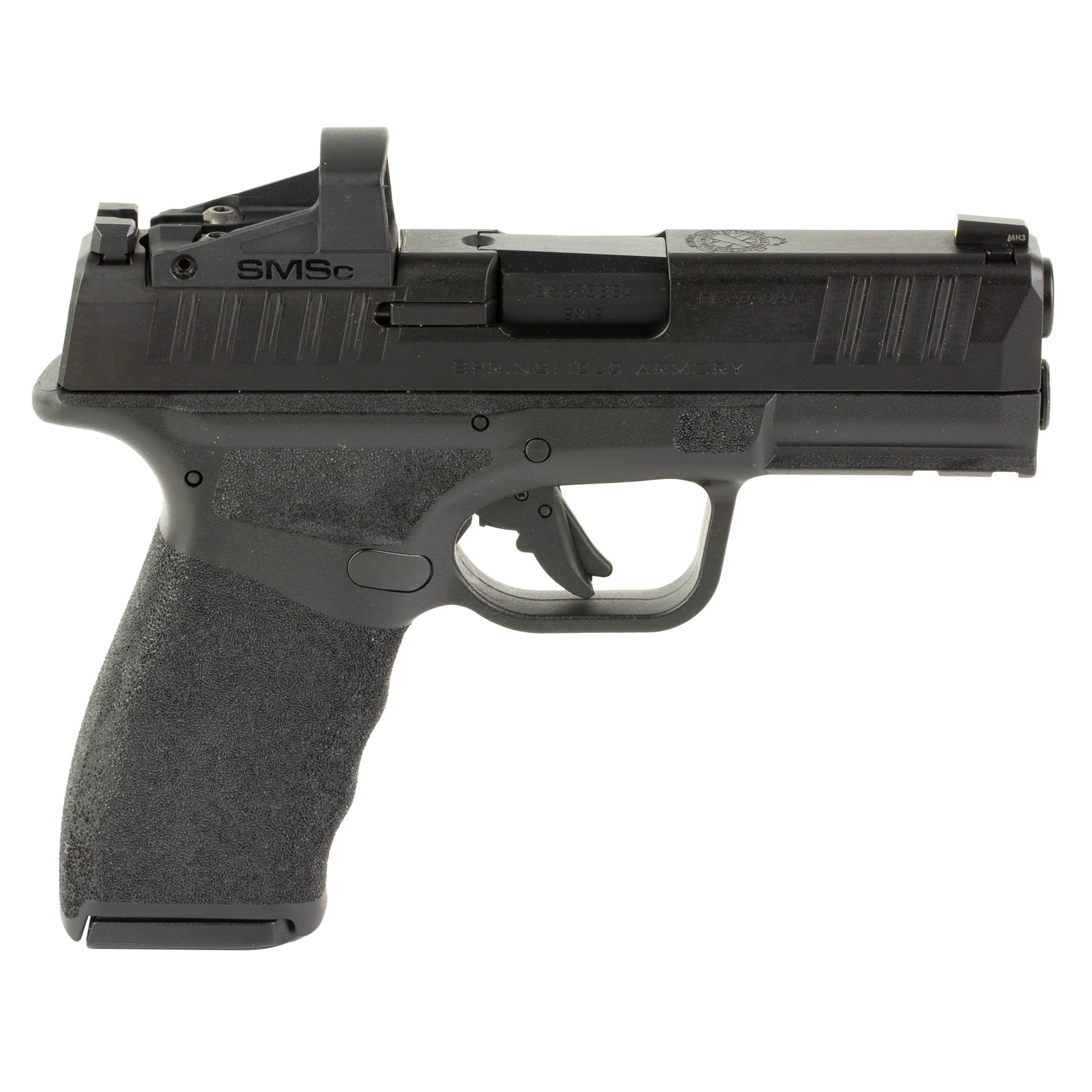 Springfield Hellcat Pro 9mm, 3.7" Barrel, Black, Viridian RFX-11 Green ...