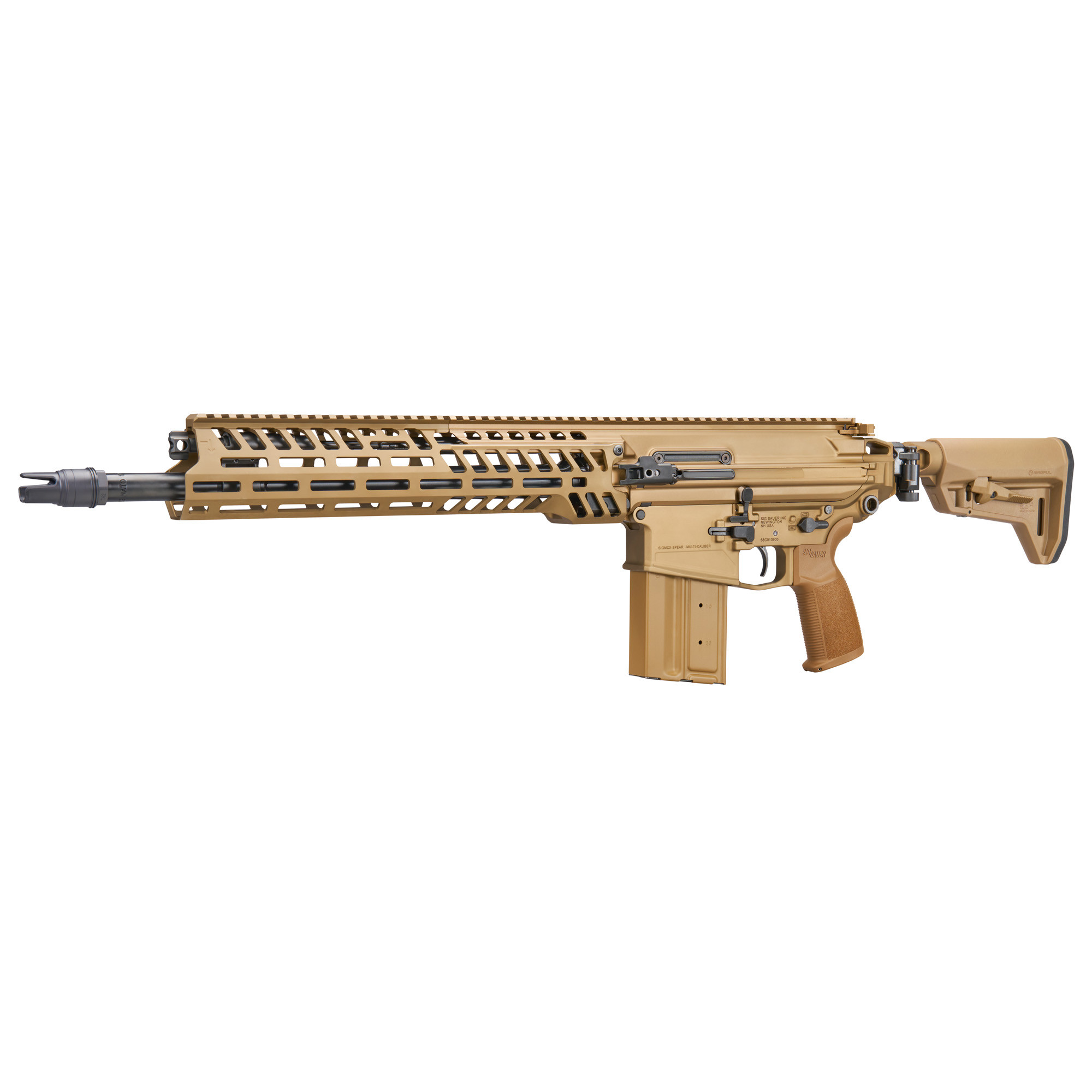 Sig Sauer MCX Spear 6.8x51mm, 16" Barrel, Coyote Tan, QD Flash Hider ...