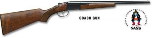 Stoeger Coach Gun SxS, A-Grade Satin Walnut, Blue .410 Ga, 20" Barrel ...