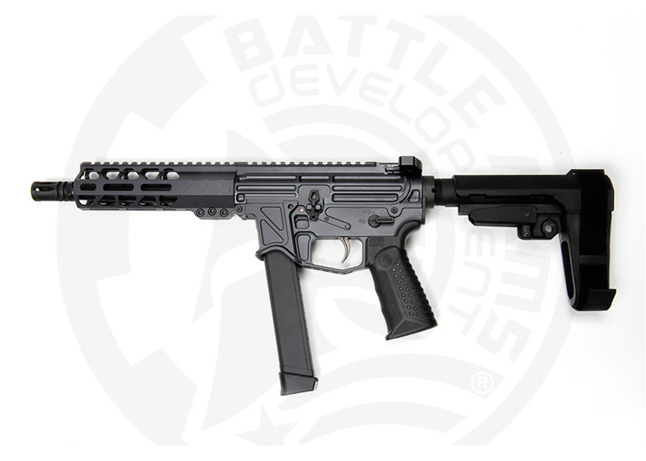 Battle Arms Development Xiphos 9P 9mm, 8" Barrel, SBA3 Brace, Battle ...