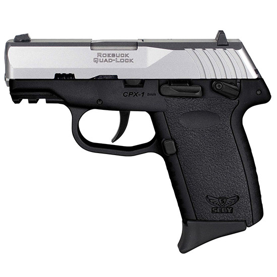 SCCY CPX-1 Gen 3, 9mm, 3.1" Barrel, Stainless Slide, Black ...