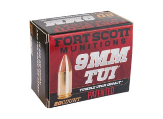 Fort Scott Munitions TUI 10mm Auto, 124gr, Solid Copper Spun, 20rd Box ...