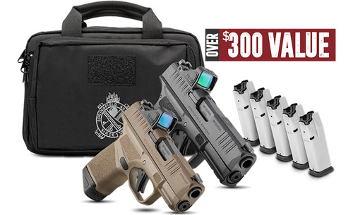 Springfield Hellcat OSP Gear Up Package 9mm, 3" Barrel, Black, Viridian ...