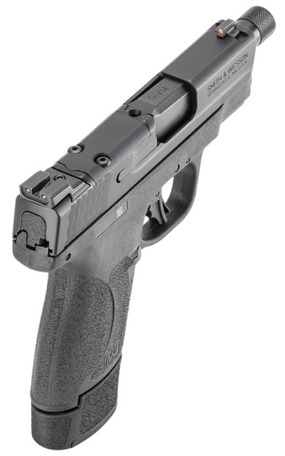 Smith & Wesson M&P9 Shield Plus 9mm, 3.7" Threaded Barrel, Black, Optic ...