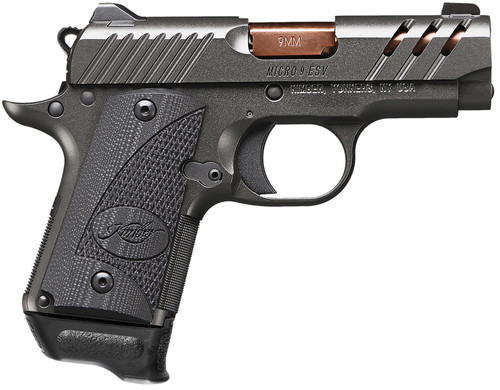 Kimber Micro 9 Bundle, 3.15" Rose TiN Match Grade Barrel, KimPro II ...