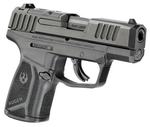 Ruger MAX-9 9mm, 3.2" Barrel, Black Oxide, Adj Sights, Optics Ready ...