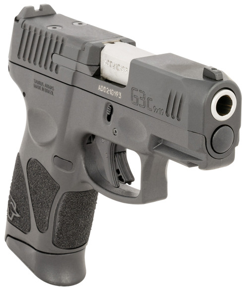 Taurus G3C 9mm, 3.20" Stainless Steel Barrel, Black, Optic Cut Slide ...
