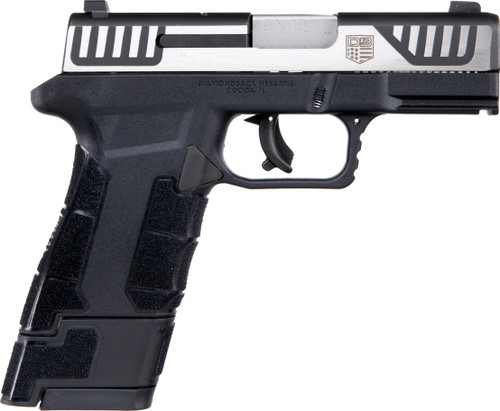 Diamondback DB9 AM2 9mm, 3.50" Barrel, Stainless Slide, Black Frame ...