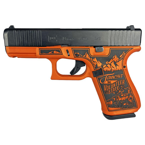Glock G19 G5 Custom "Tennessee-Orange" 9mm, 4.02" Barrel, 15rd - Impact ...