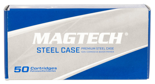 Magtech Steel Case 9mm, 115gr, Full Metal Jacket, 50rd Box - Impact Guns