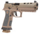 Sig P320 X5 DH3 9mm, 5" Barrel, Coyote Finish, DH3 Custom Works O.R, SS ...