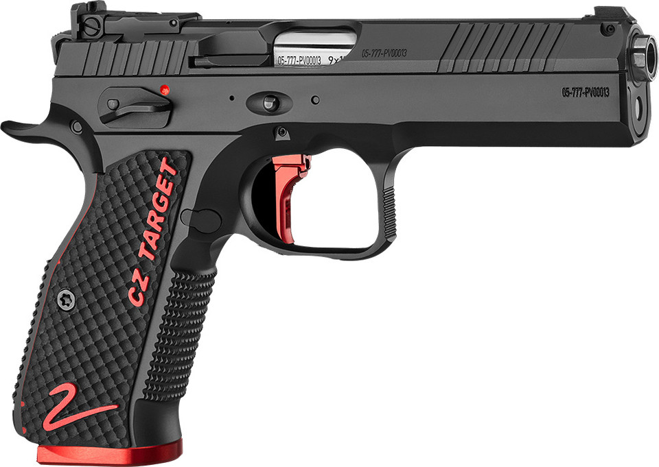 CZ Shadow 2 Target TALO 9mm, 5" Barrel, Black, Red Accents, G10 Grips ...