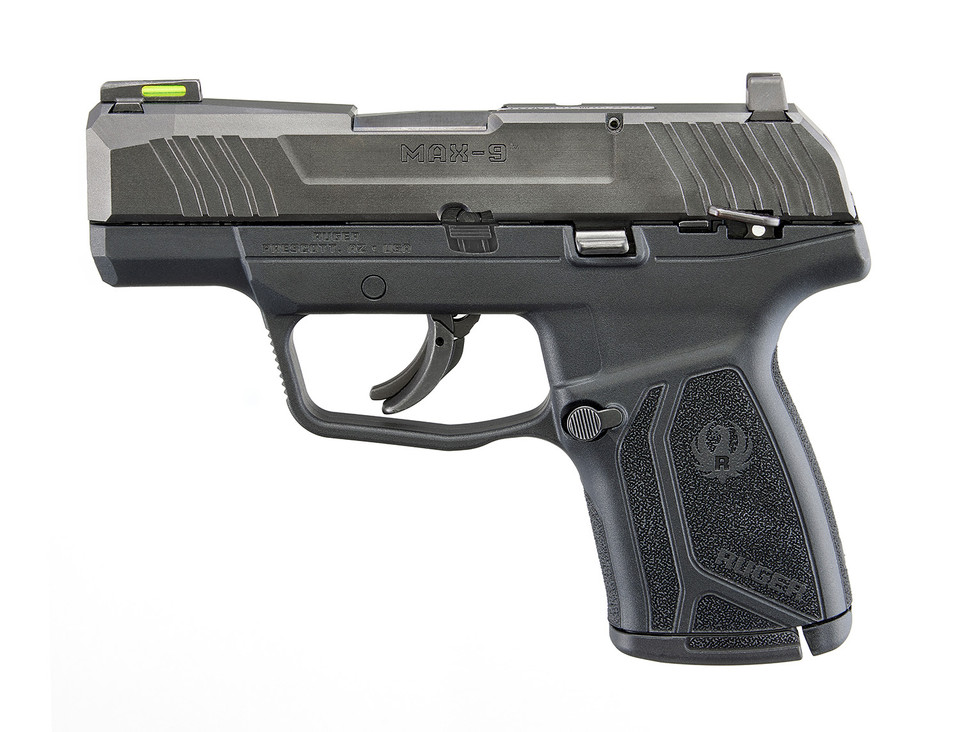 Ruger MAX-9 9mm, 3.2" Barrel, Black, California Compliant, 10rd ...