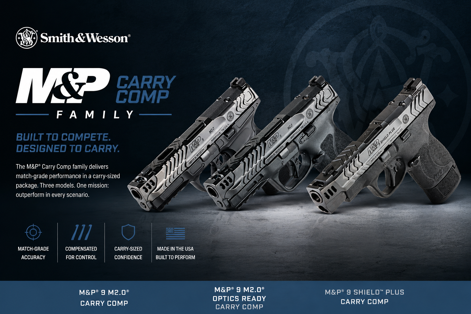 S&W M&P 2.0 Carry Comp for Sale | 9mm & 10mm Performance Center ...