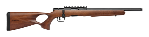 Savage B Series Timber 17 HMR, 18" Threaded Barrel, Woodgrain Stock ...