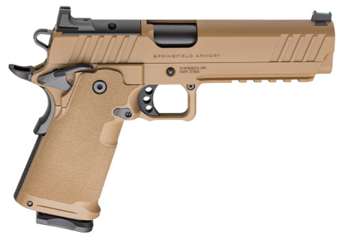 Springfield Prodigy 9mm, 5" Barrel, Coyote Brown Cerakote, Optic Ready ...