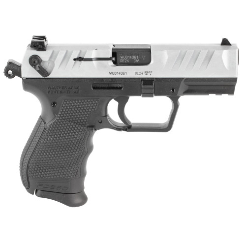 Walther PDP 380 ACP, 3.7" Barrel, Black Frame, Nickel Slide, Manual ...