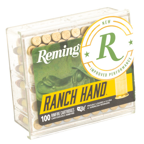 Remington Ranch Hand 22 LR, 42gr, Plated Lead Round Nose, 100rd Box ...