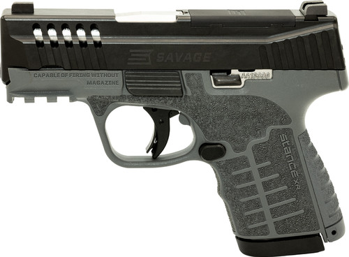 Savage Stance XR 9mm, 3.20" Barrel, Ported Stainless Steel Slide, Gray ...