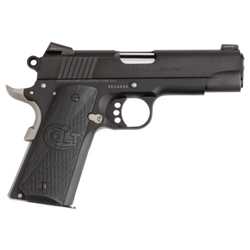 Colt Night Commander 1911 45 ACP, 4.25" Barrel, Black, Novak Night ...