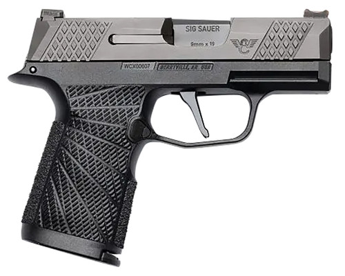 Wilson Combat Sig P365X 9mm, 3.1" Barrel, Black, Sunburst Grip, 12rd ...