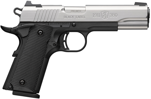 Browning 1911-380 Full Size 380 ACP, 4.25" SS Barrel, Satin SS Slide ...