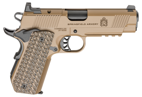 Springfield TRP 9mm, 4.2" Barrel, Coyote Brown, VZ Hydra G10 Grips ...