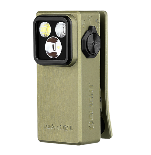 Olight Oclip Olive Drab Green Aluminum Alloy 300 Lumens - Impact Guns