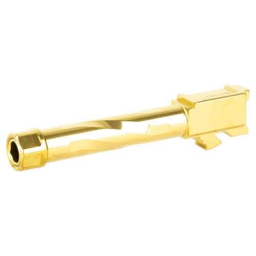 Zaffiri Barrel, Threaded 1/2x28, 9mm, 4.02, TiN Finish, Gold, Fits ...